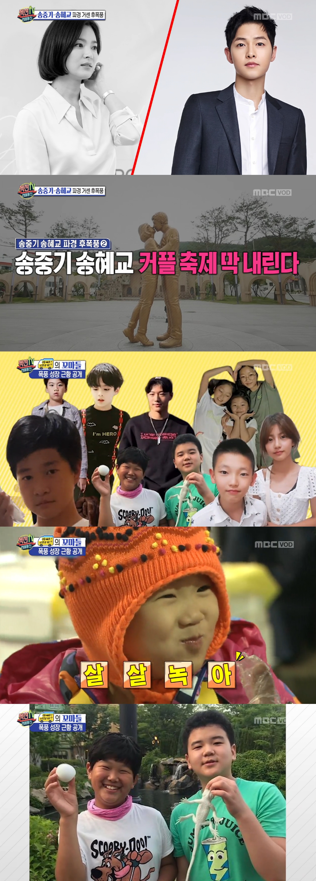 섹션tv 연예통신 송중기 송혜교 이혼 소식 전하며 시청률 1위