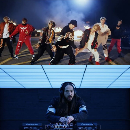 방탄소년단, ‘MIC Drop’ 리믹스 버전 MV 공개! 스티브 아오키 ‘동반 출연’