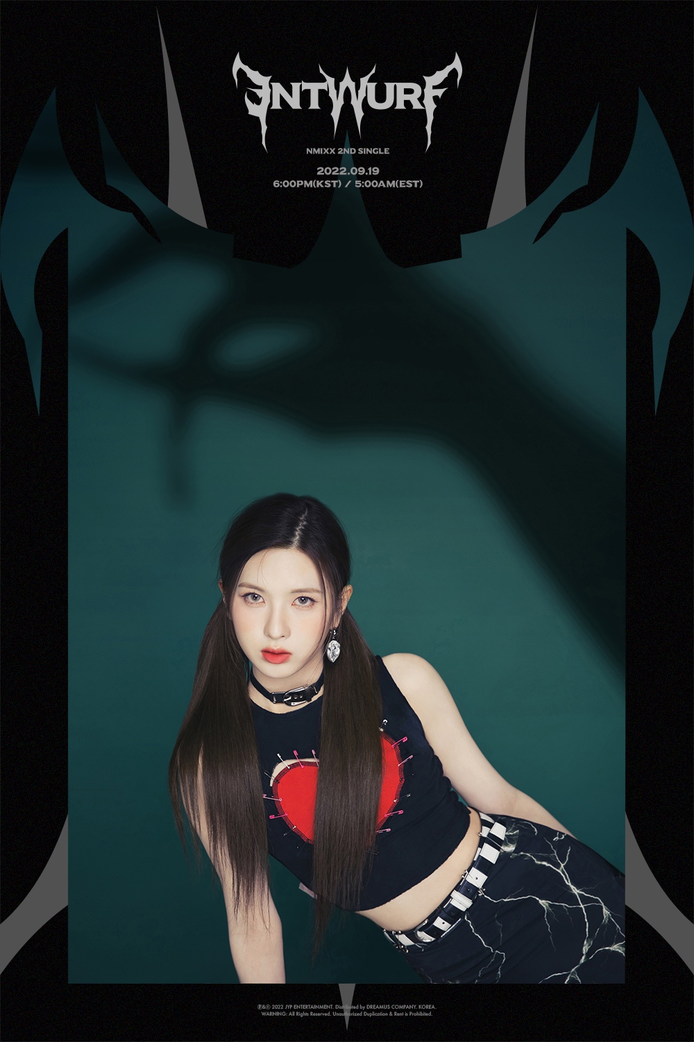 'JYP 신예' 엔믹스, 의문의 SNS 계정 속 검은 그림자 재등장