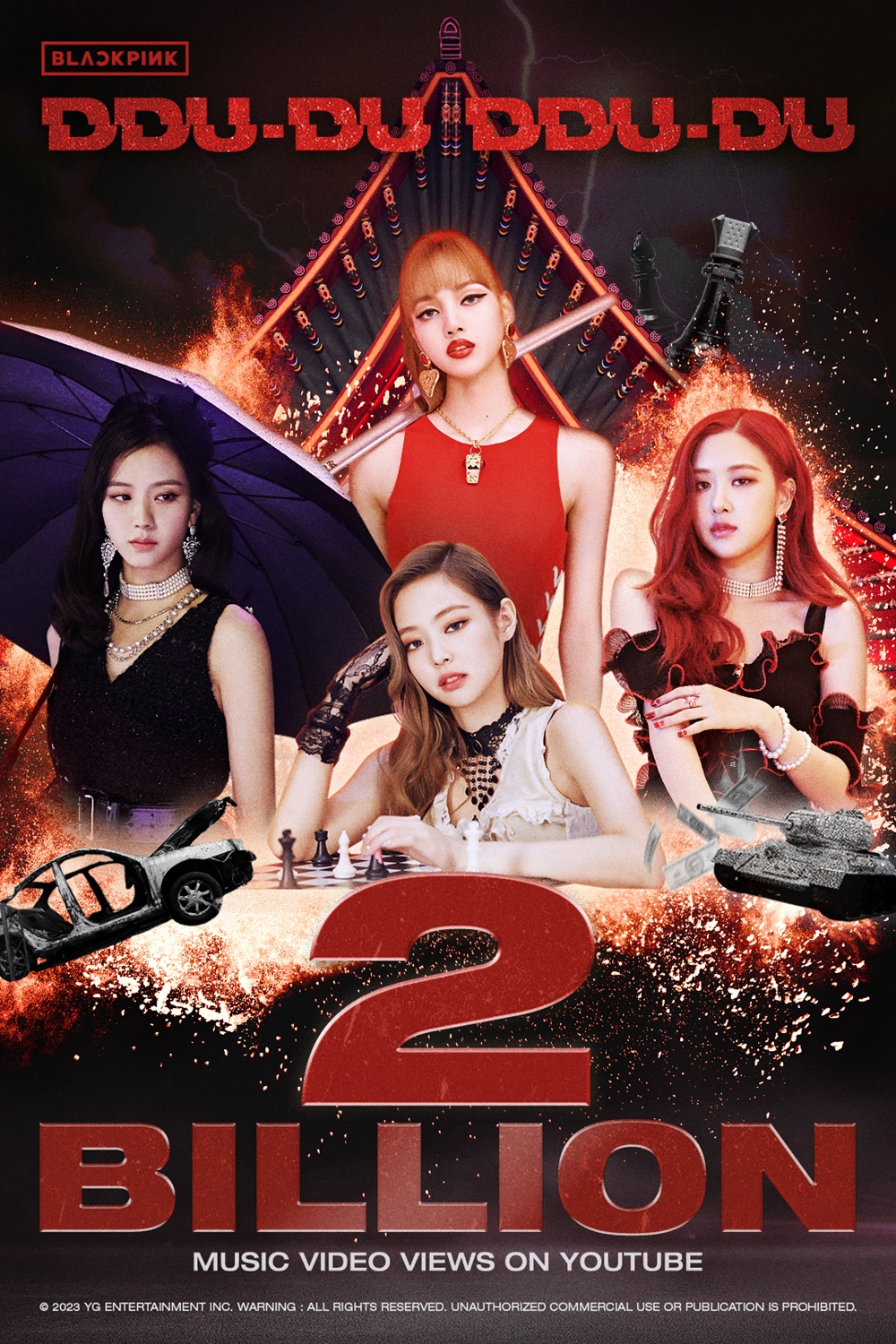 블랙핑크, '뚜두뚜두' MV 20억뷰 돌파…인기 고공행진