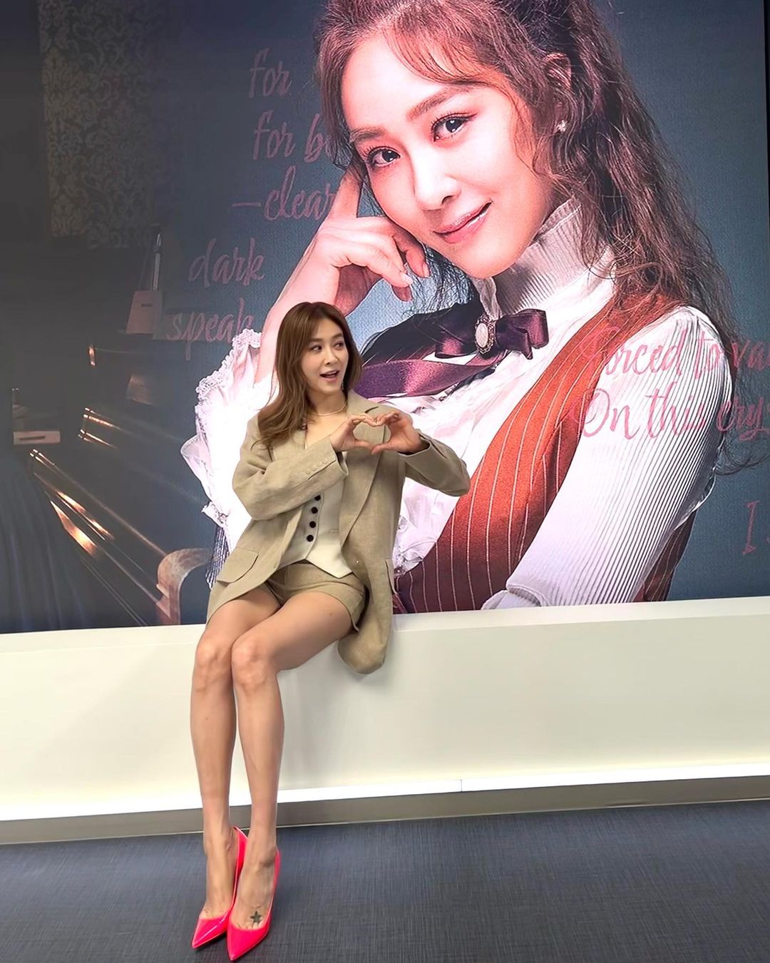 옥주현, 173cm의 위엄...CG 같은 완벽 각선미