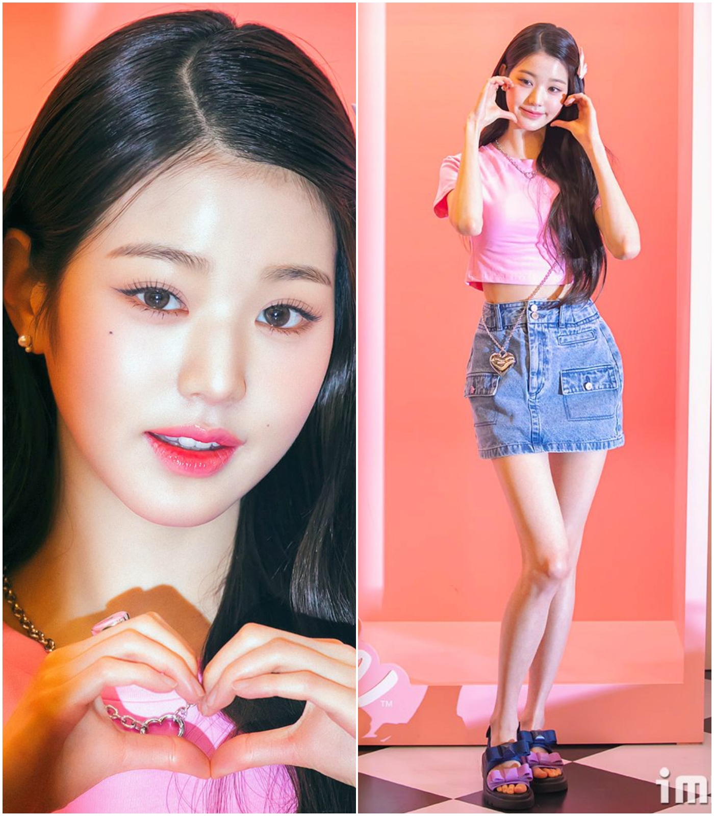 [움짤] 아이브 장원영 I Am 인간 바비인형 초통령
