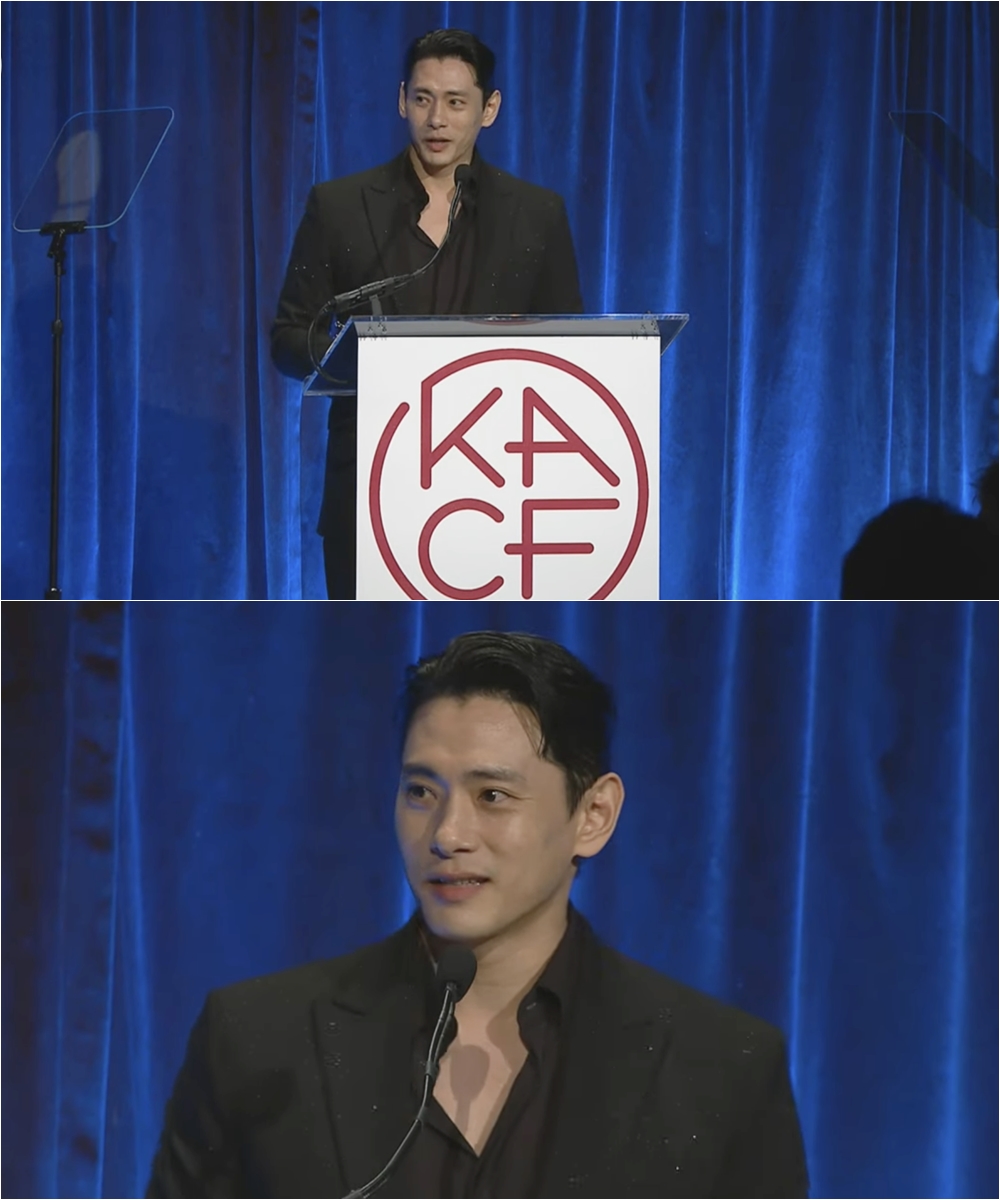 유태오, 2023 KACF ‘트레일블레이저 어워드’ 수상”