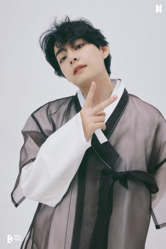 방탄소년단 뷔 한복 잘 어울리는 남돌 1위