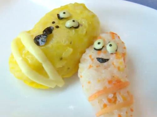 아이들이 좋아하는 캐릭터주먹밥&사과주스 레시피 공개!